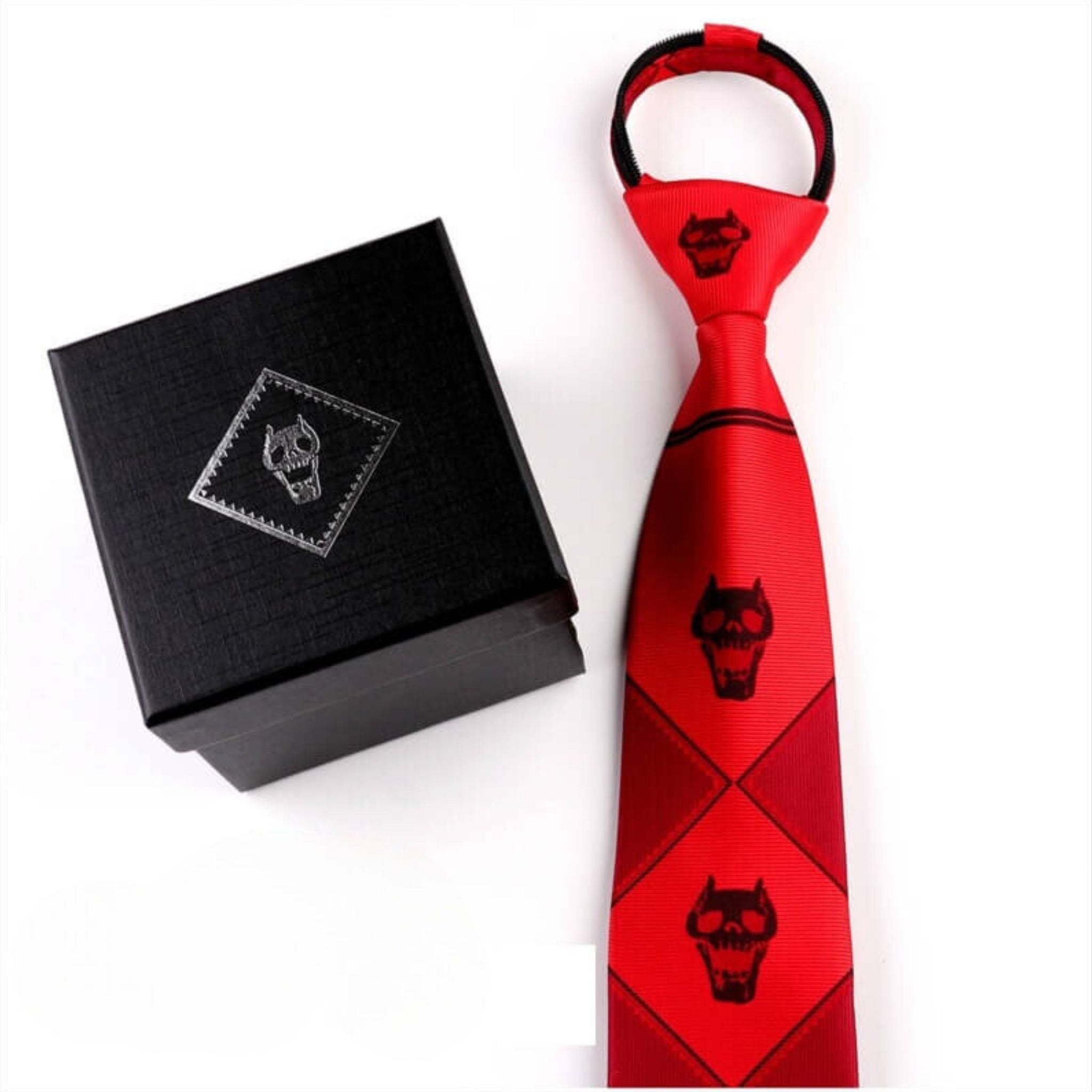 JJBA 4 Yoshikage Killer Queen Skull Neck Tie – FIHEROE.